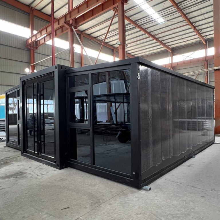 20ft Expandable Container House with Black Wall Panels & Frame - UMD ...